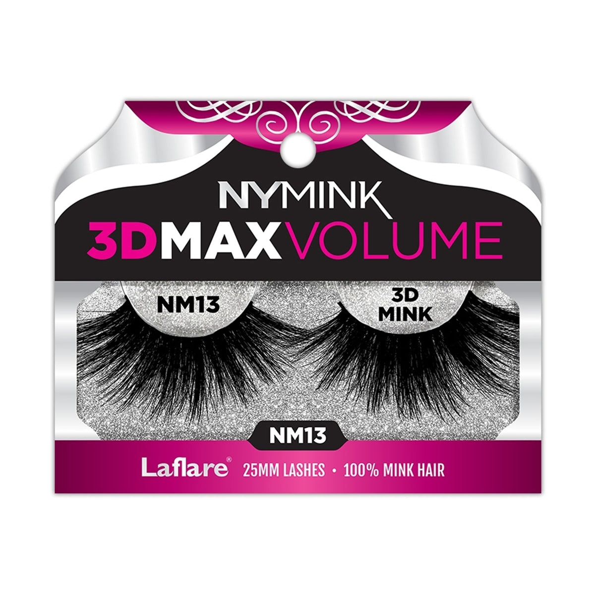 Laflare NY Mink 3D Max 100% Mink Hair 25mm Volume Eyelashes – ikatehouse