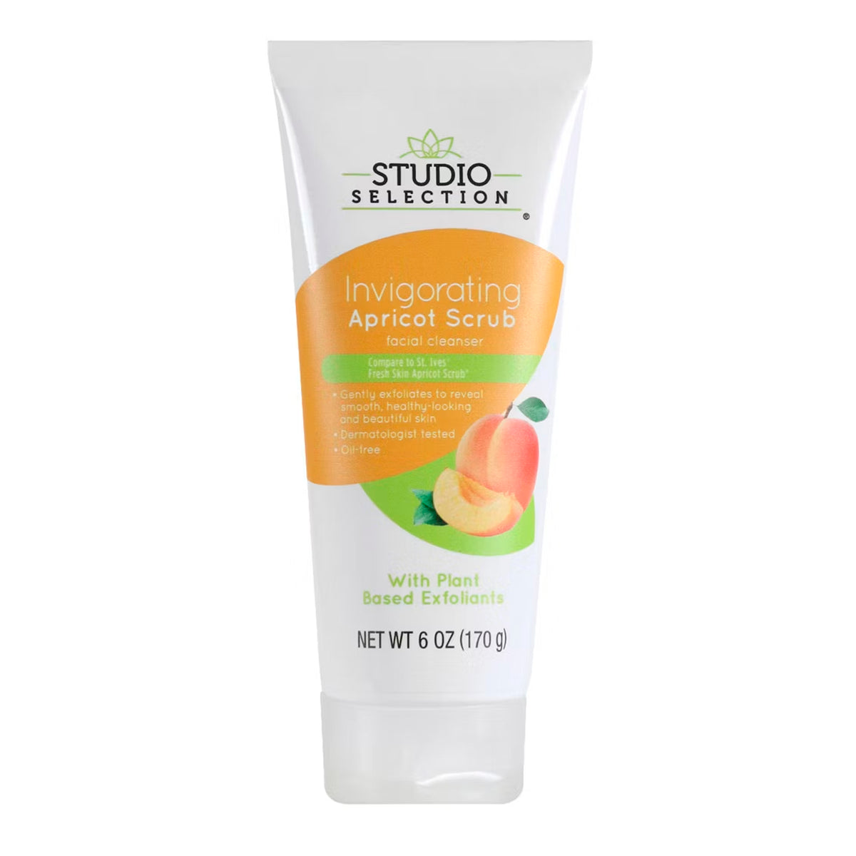 Studio Selection Facial Cleanser Scrub Apricot 6oz/ 170g – ikatehouse