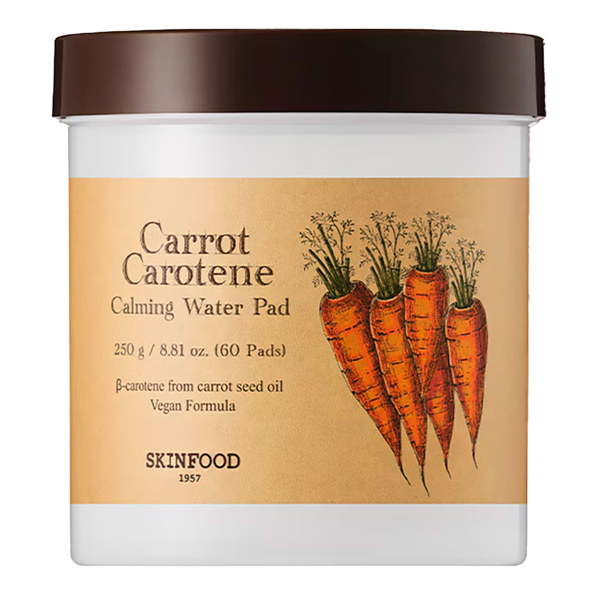 Skinfood Carrot Calming Water Toner Pad 60 Pads – ikatehouse