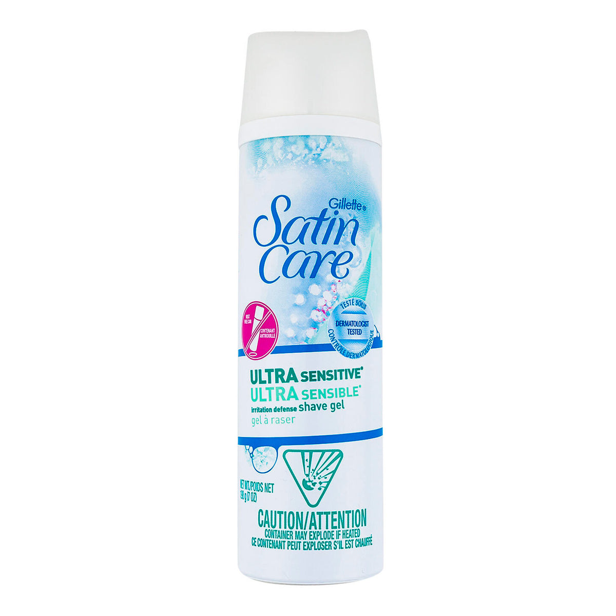 Gillette Satin Care Ultra Sensitive Women's Shave Gel 7oz/ 198g ...