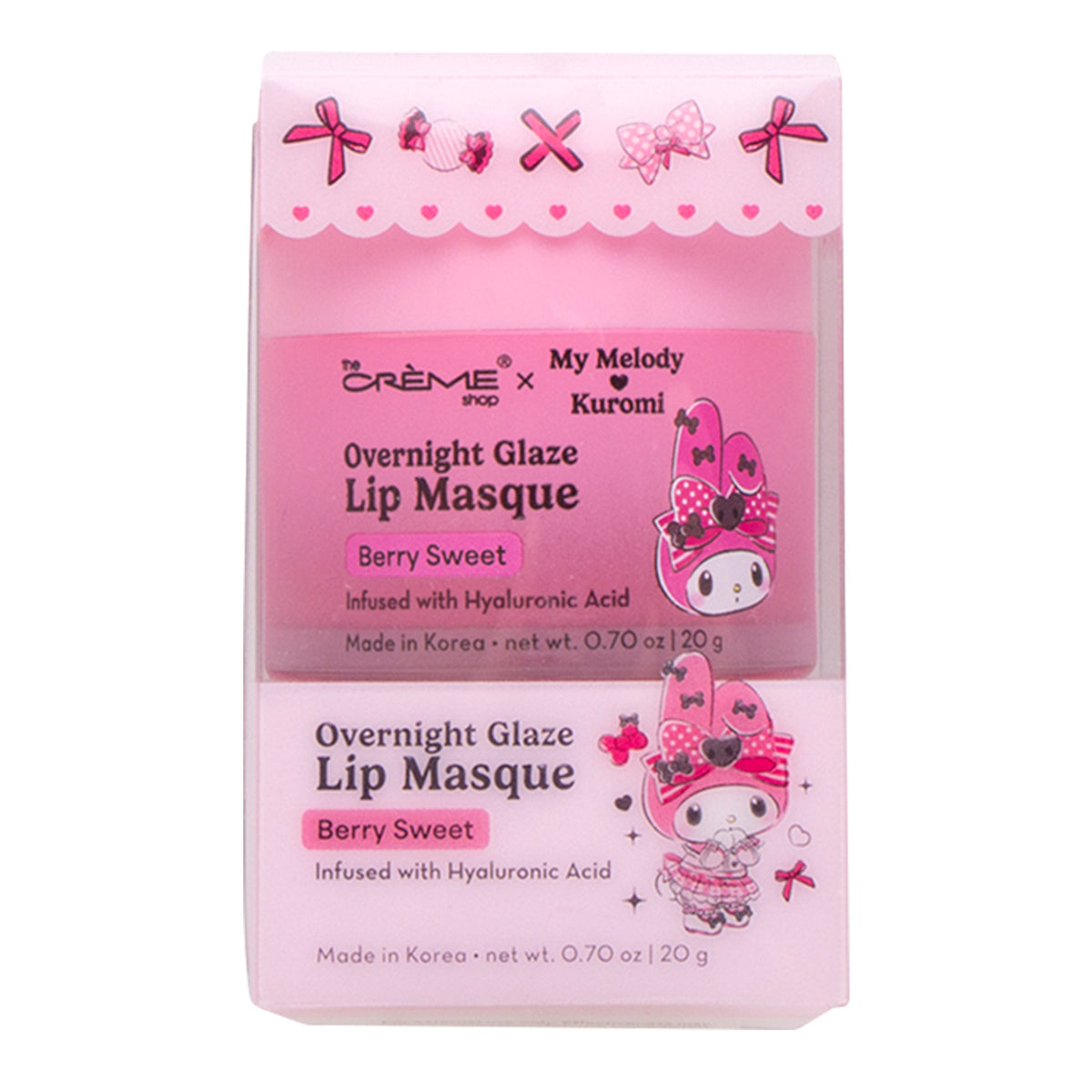 The Creme Shop Overnight Glaze Lip Mask 0.7oz/ 20g (My Melody Berry Sw ...