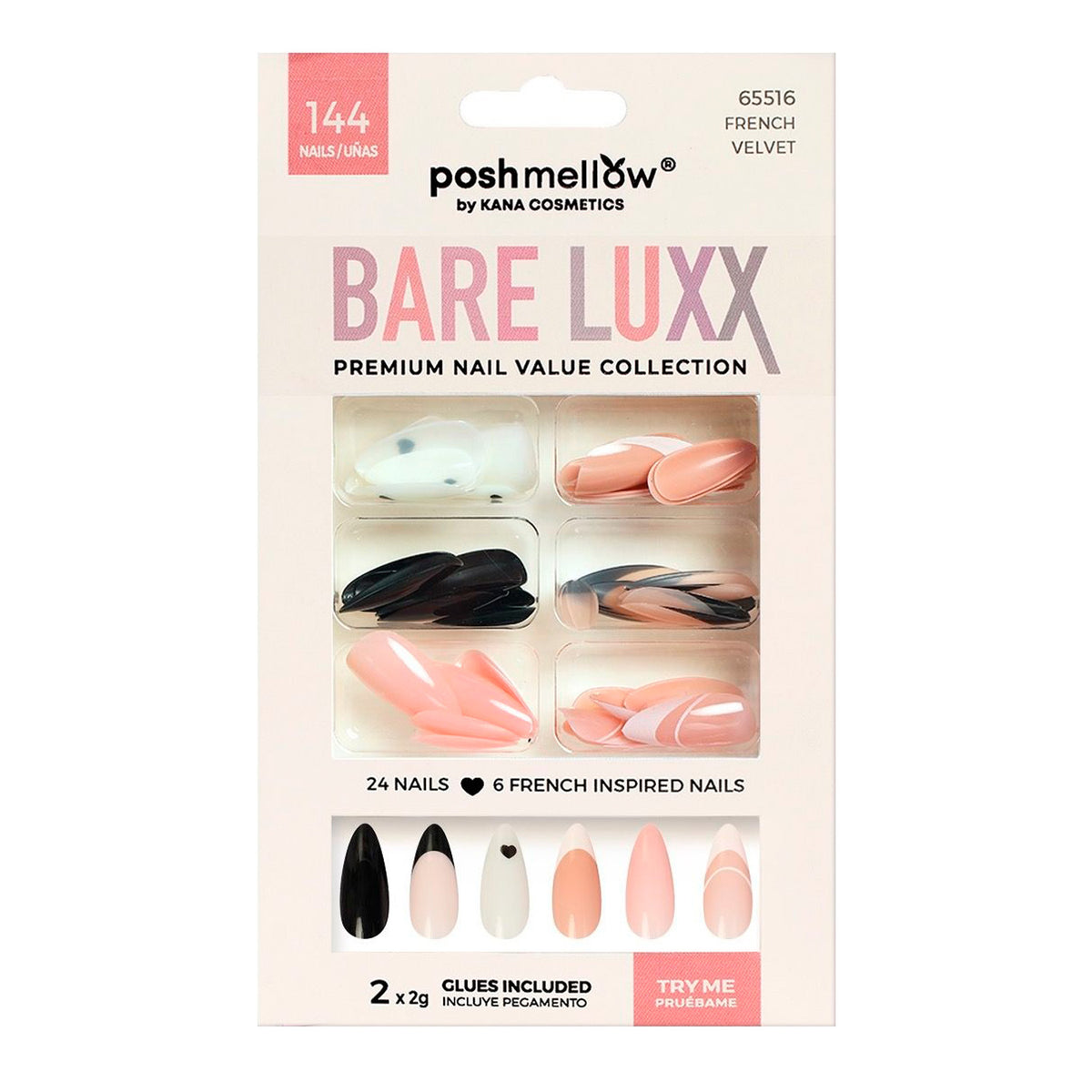 Posh Mellow Bare Luxx Premium Nail Value Collection – ikatehouse