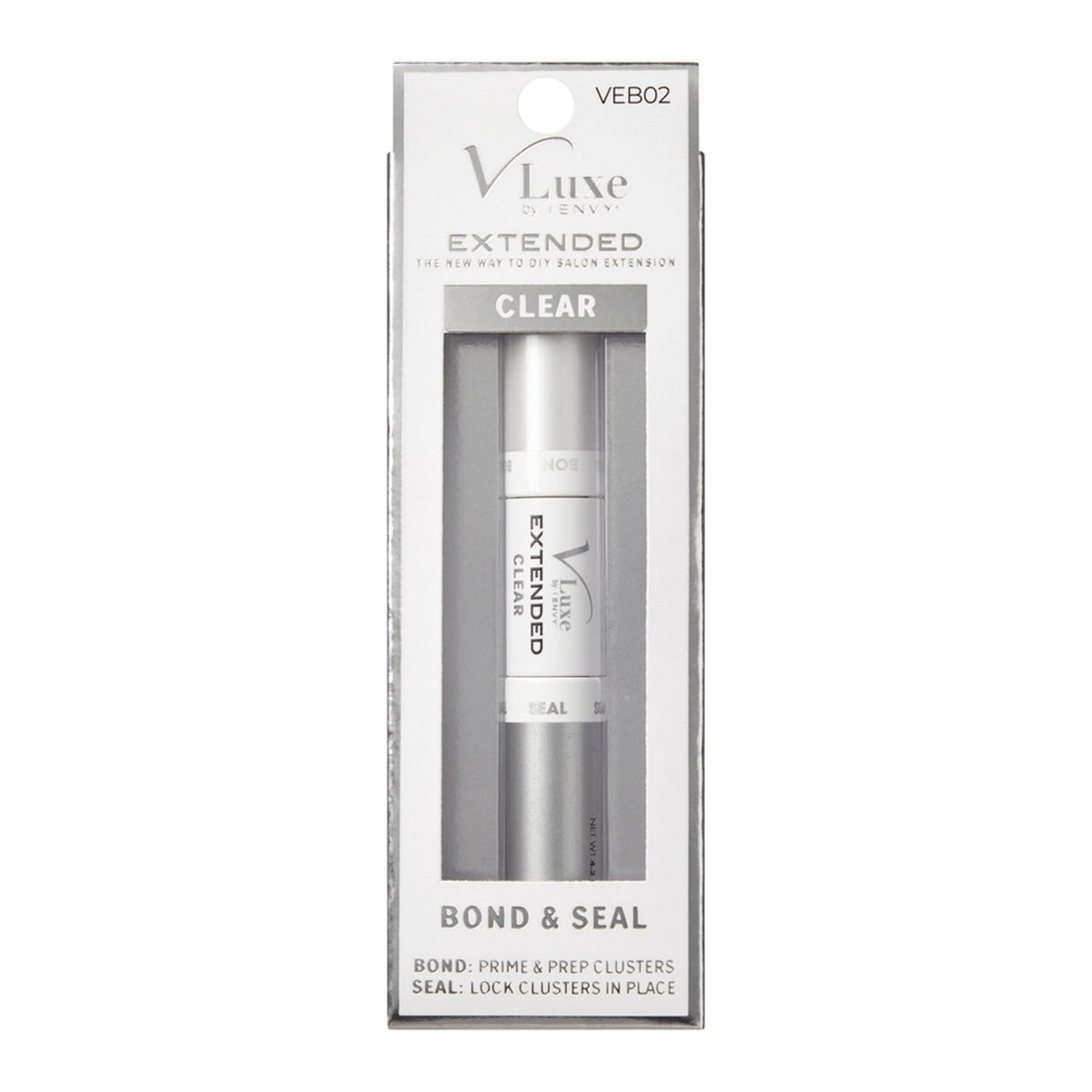 i Envy Vluxe Extended Bond & Seal Clear Natural Lash 0.15oz/4.5g ...