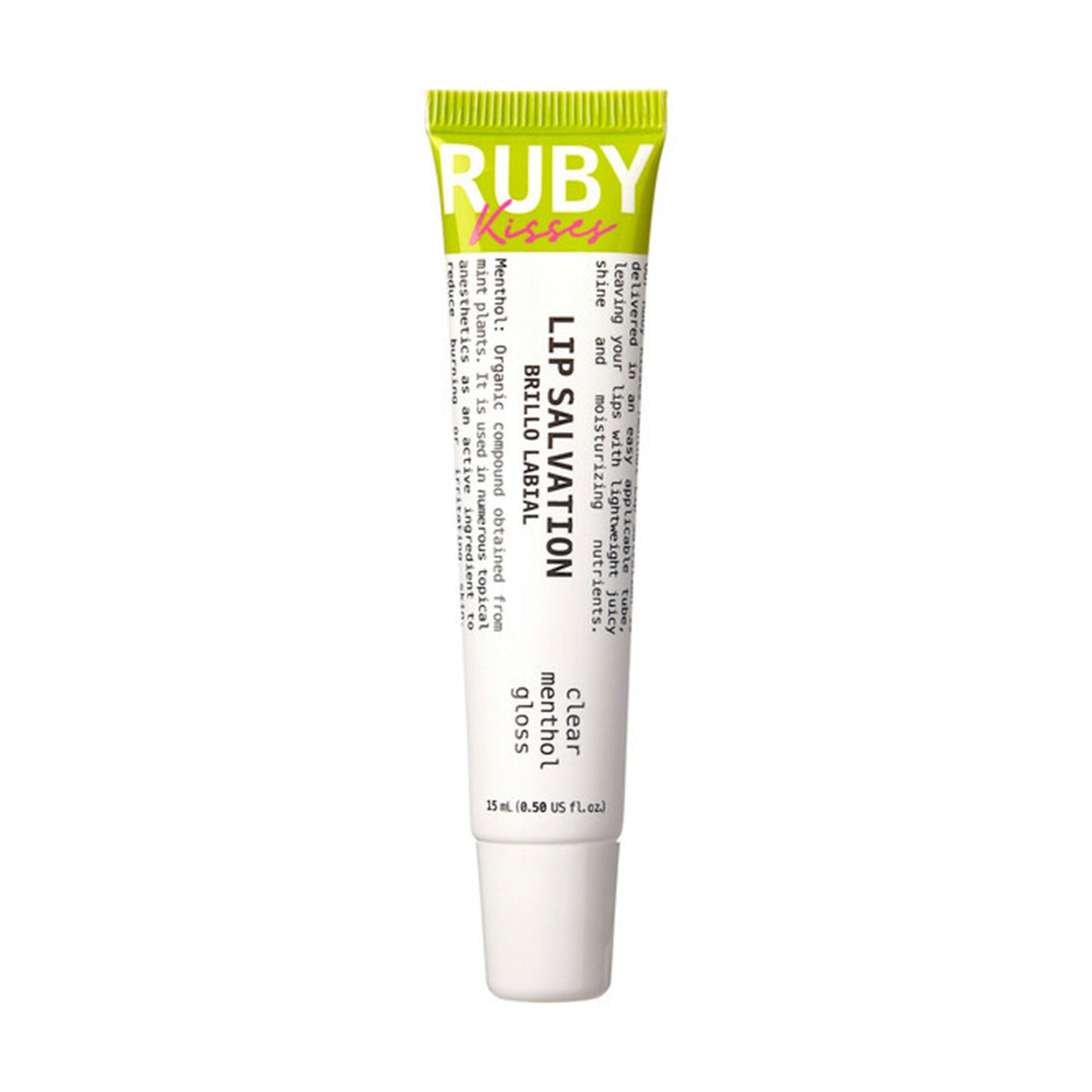 Ruby Kisses Lip Salvation Menthol Gloss 0.5oz/15ml – ikatehouse