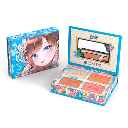 Rude Manga Collection Face Palette 4 Colors 0.39oz/ 11.2g – ikatehouse