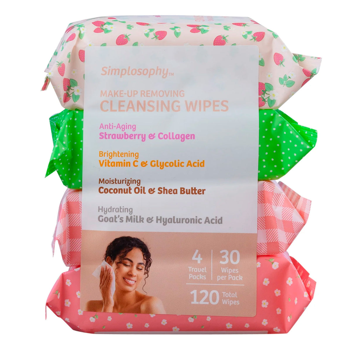 Simplosophy Makeup Removing Cleansing Wipes 4pk – ikatehouse