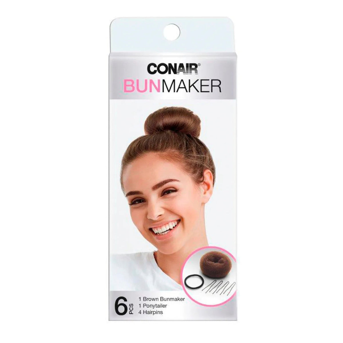 Conair Bun Maker Kit Brown 6pcs – ikatehouse