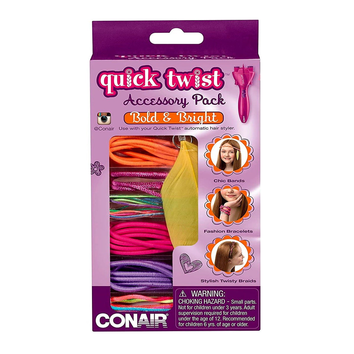 Conair Quick Twist Accessory Pack Bold n Bright – ikatehouse