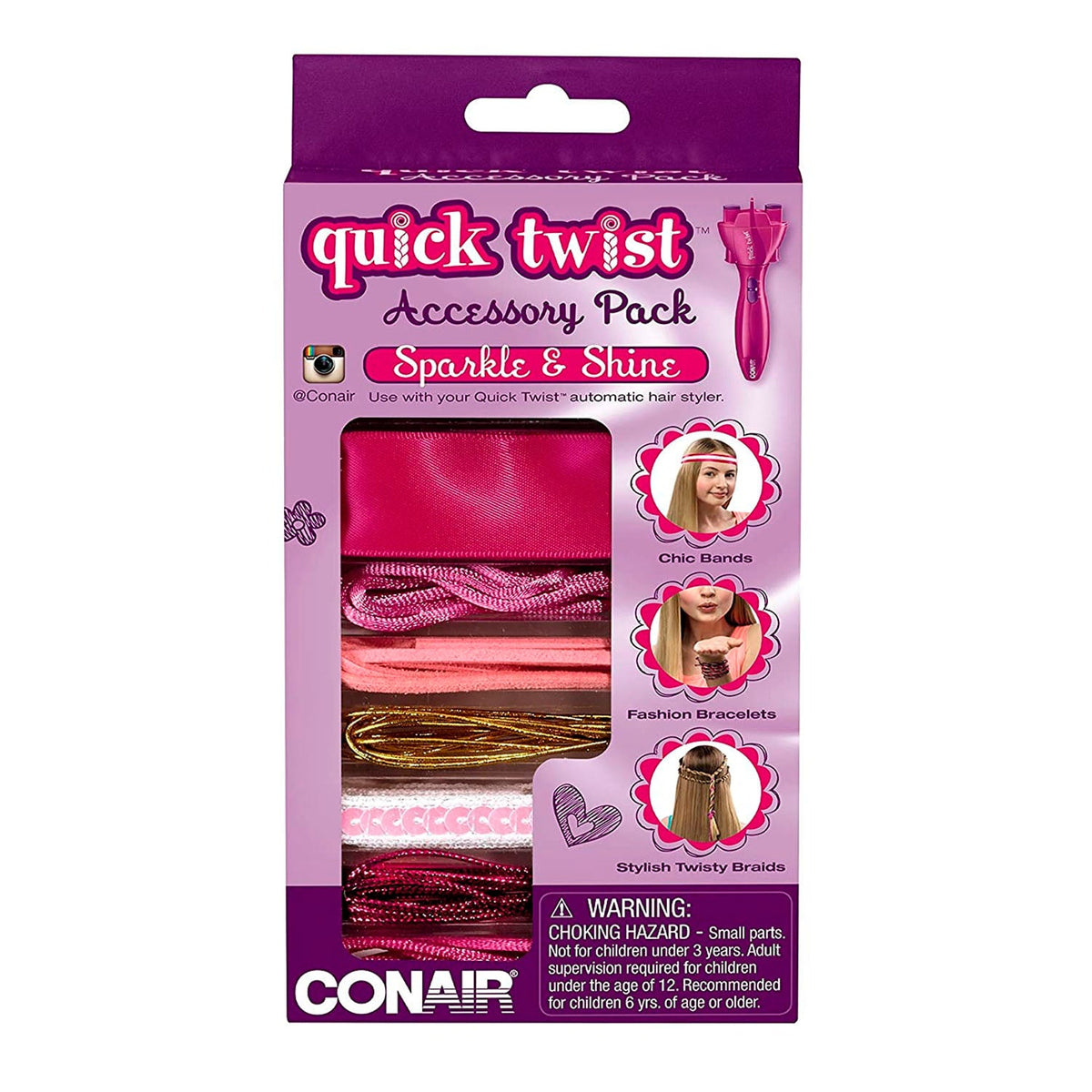 Conair Quick Twist Accessory Pack Sparkle n Shine – ikatehouse