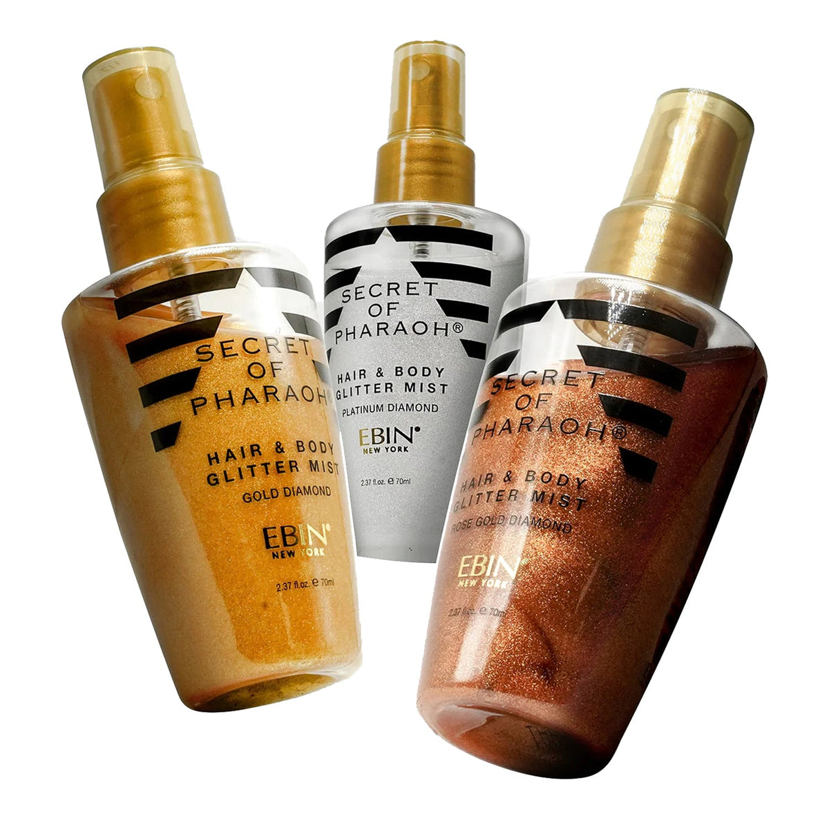 Ebin New York Secret of Pharaoh Egyptian Diamond Hair & Body Glitter M ...