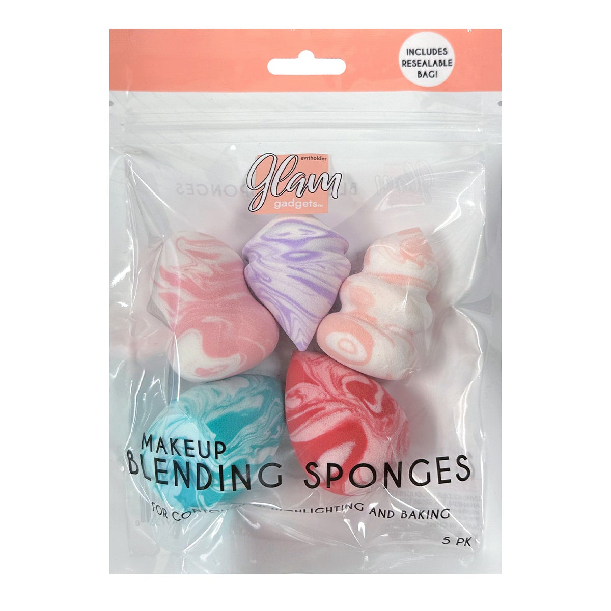 Glam Gadgets Makeup Blending Sponges 5pcs – ikatehouse