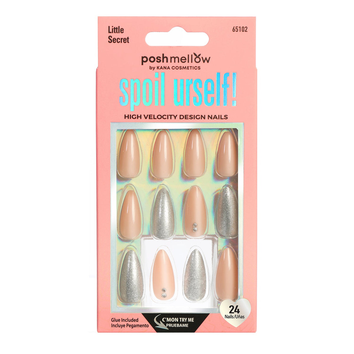 KANA Posh Mellow Spoil Urself! High Velocity Design 24 Nails – ikatehouse