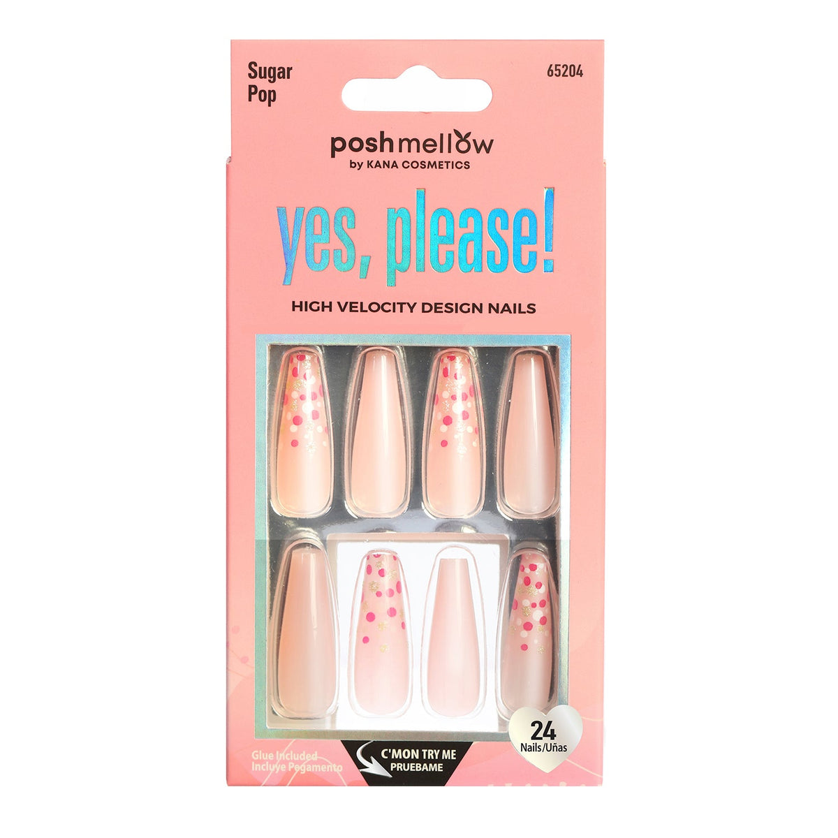 KANA Posh Mellow Yes, Please! High Velocity Design 24 Nails – ikatehouse