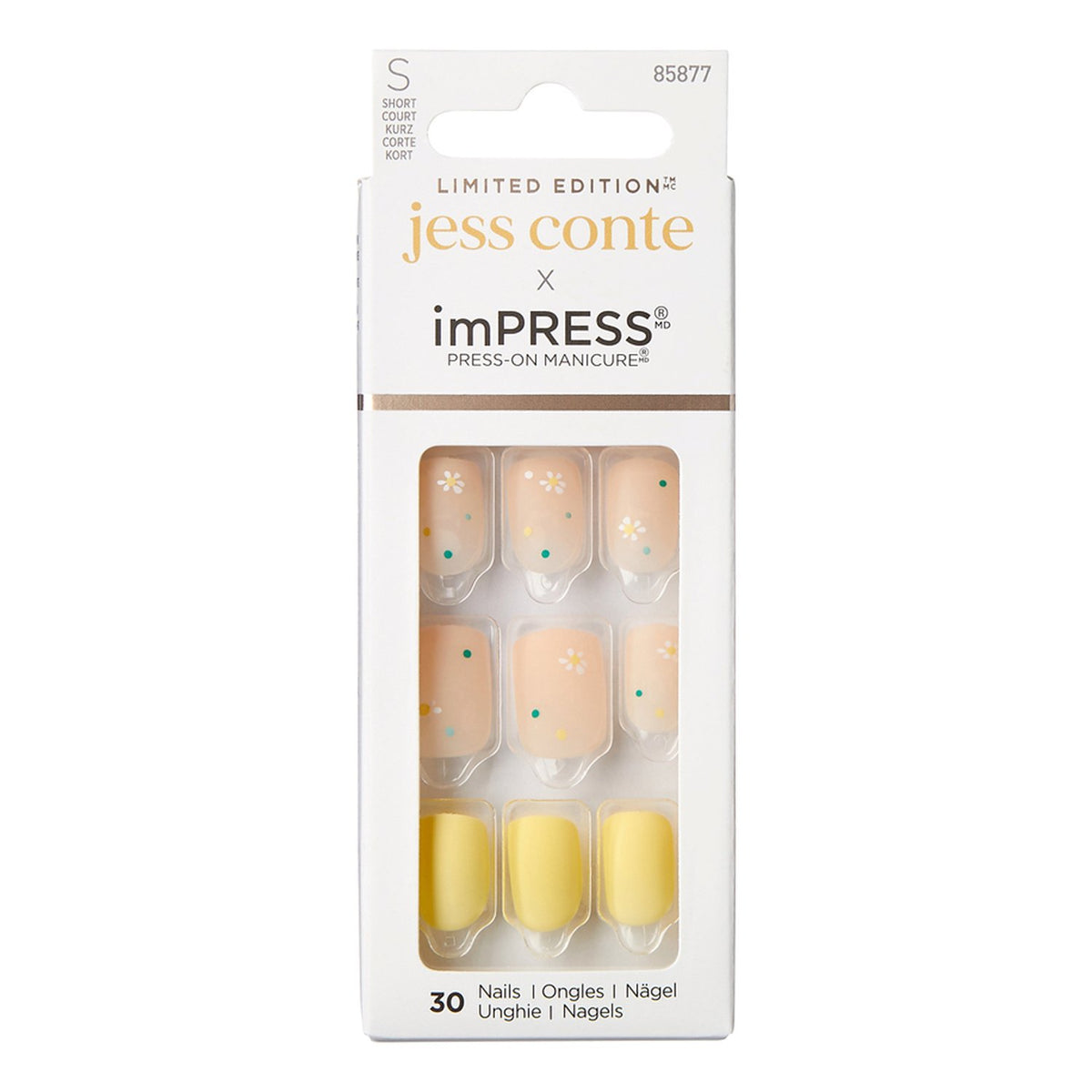 Kiss Impress Press-On Jess Conte 30 Nails Sunshine Coast – ikatehouse