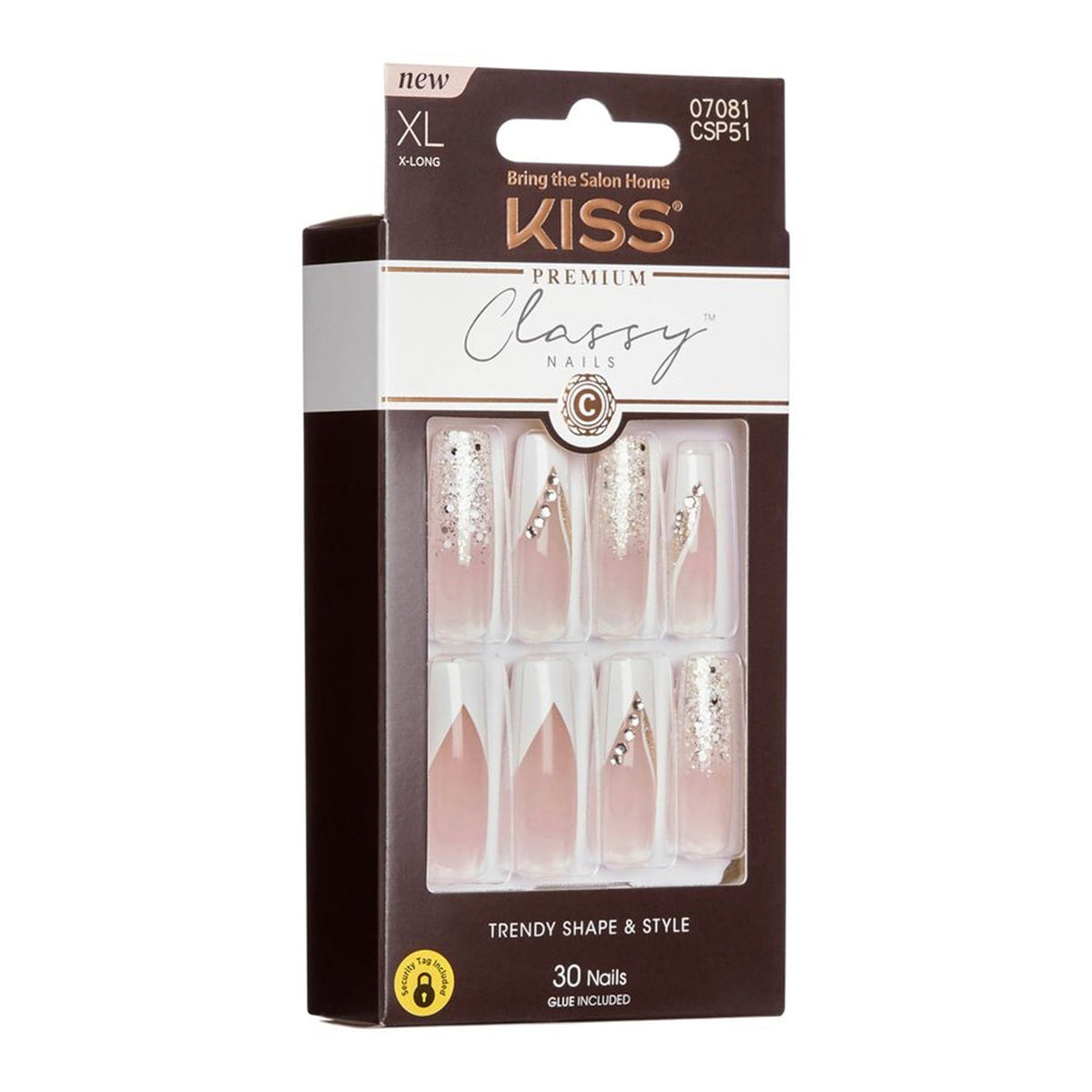 Kiss Premium Classy Nail 30 Nails Extra Long – ikatehouse