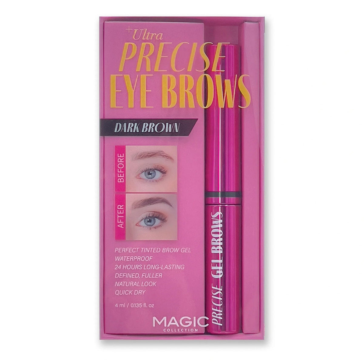 Magic Collection Ultra Precise Eye Brows Tinted Brow Gel 0.135oz/ 4ml ...