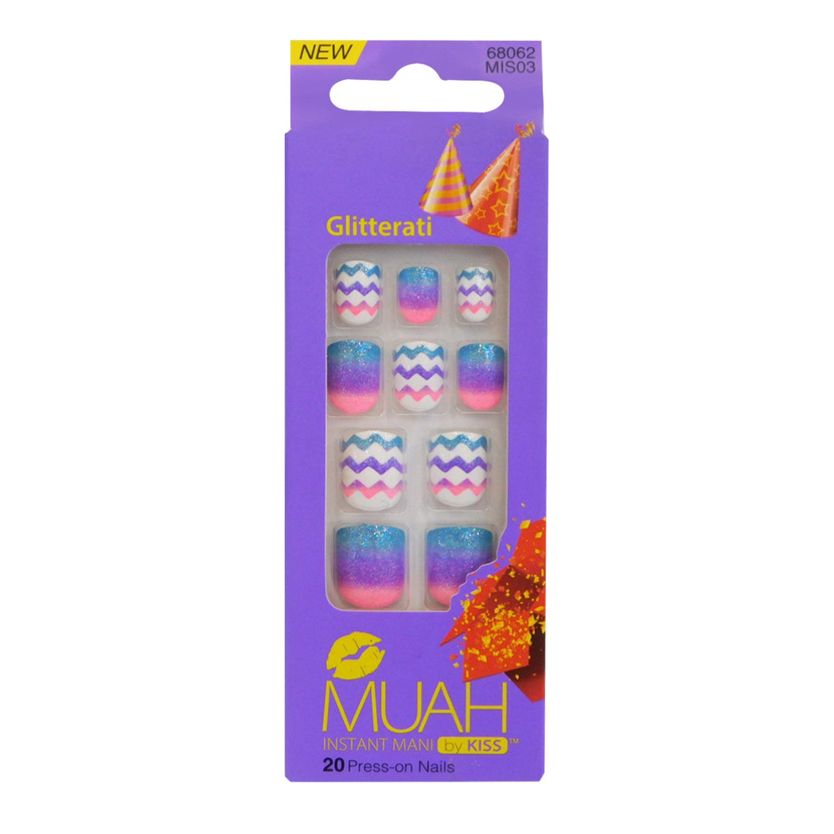 Muah by Kiss Instant Mani Press On Nails 20 Nails – ikatehouse