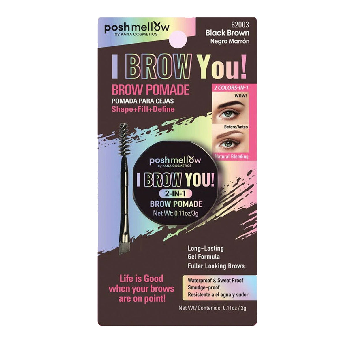 Posh Mellow I Brow You 2 in 1 Brow Pomade Set – ikatehouse