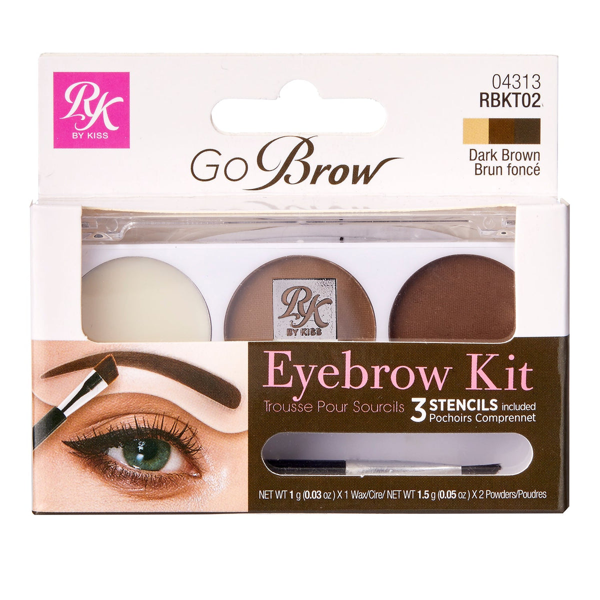 Ruby Kisses Go Brow Eyebrow Kit – ikatehouse