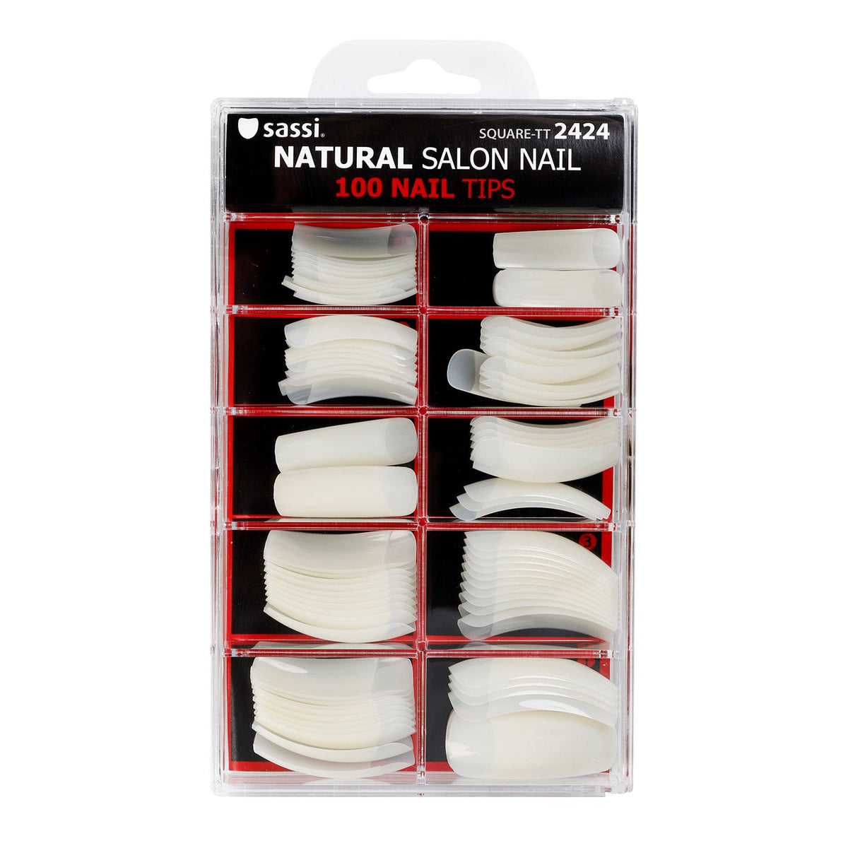 Sassi 100 Tips Natural Salon Nail – ikatehouse