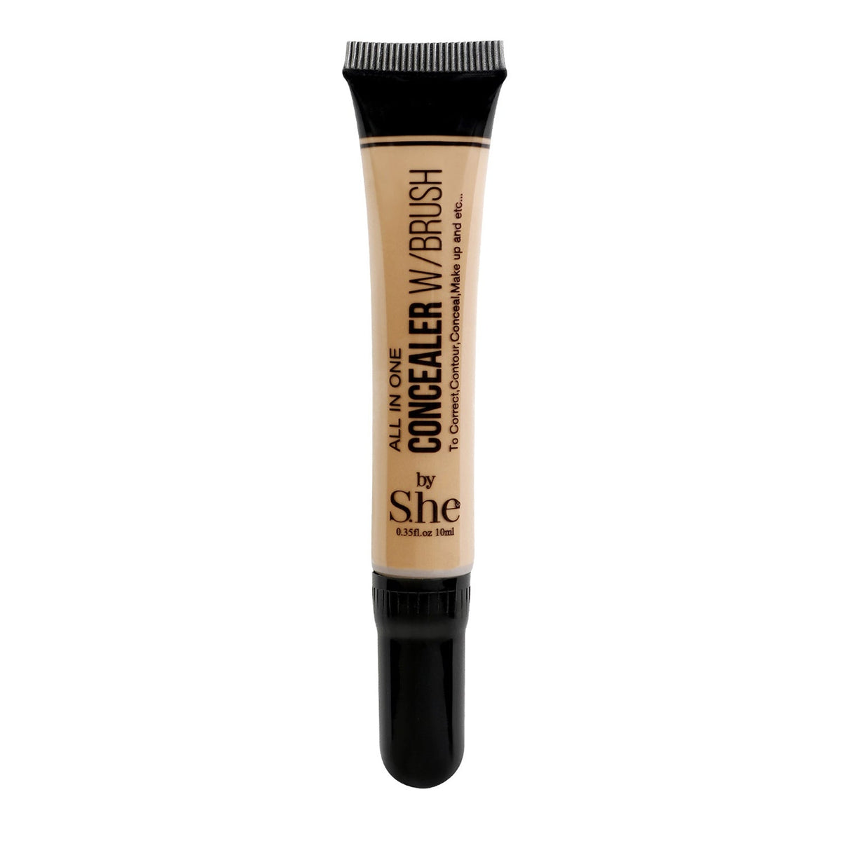 S.he Makeup All In One Concealer with Brush 0.35oz – ikatehouse
