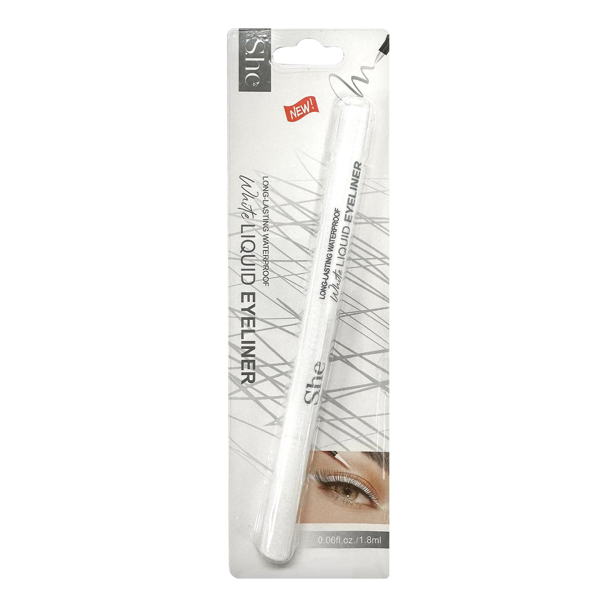 S.he Makeup Long-Lasting Waterproof Liquid Eye Pencil 0.06oz/ 1.8ml ...