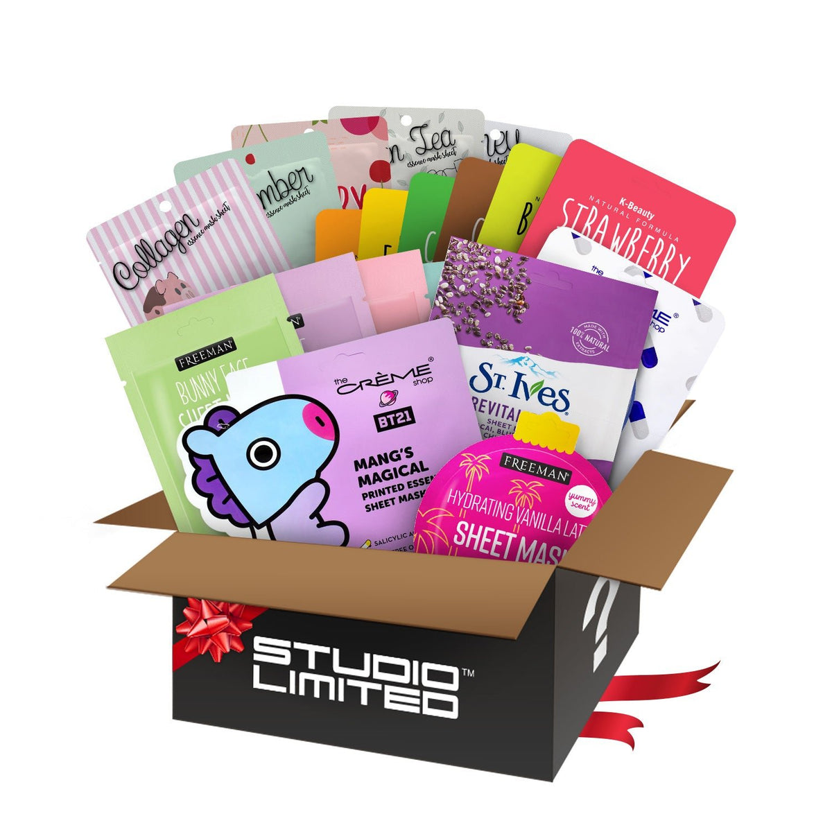 Studio Limited Face Sheet Mask 10pcs Random Set, Lucky Box – ikatehouse