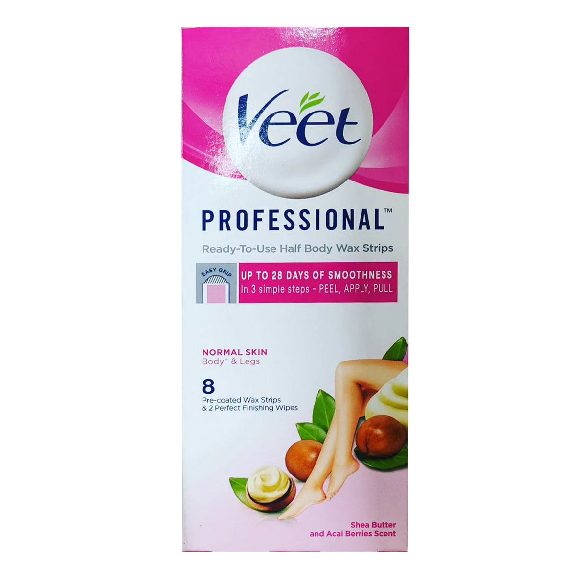 Veet Professional Ready to Use Half Body Wax Strips – ikatehouse